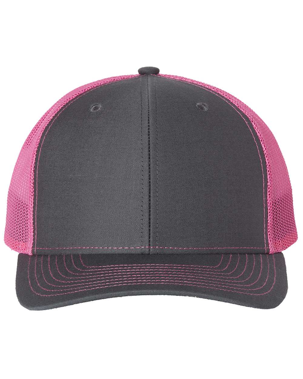 Richardson 112 Trucker Hat - Charcoal / Neon Pink – Open Your Closet